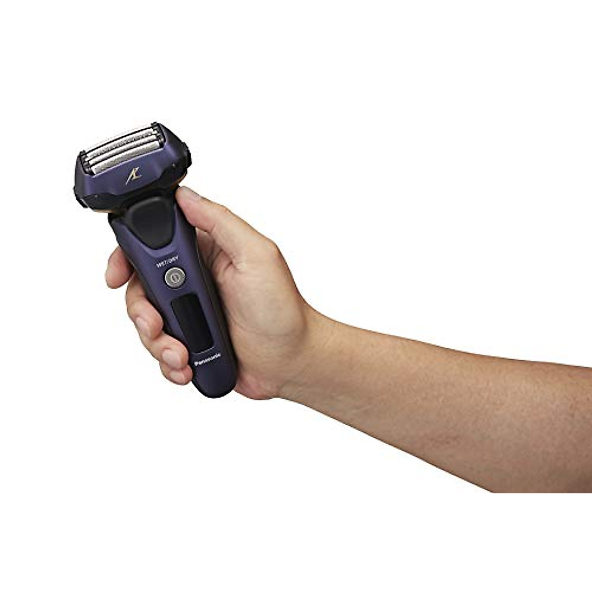 Panasonic ES-LV67-A803 Wet and Dry Shaver, 5 Shaving Heads with Linear Motor, Including Hair Trimmer, Navy Blue