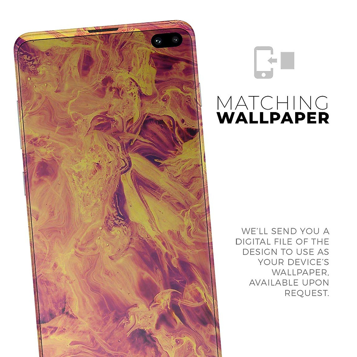 DesignSkinz Liquid Abstract Paint Remix V62 Protective Vinyl Decal Wrap Skin Cover Compatible with The Samsung Galaxy S20 (Screen Trim & Back Glass Skin)