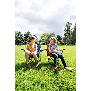 Pacific Play Tents Ruby Red Kids Super Folding Chair, 14" L x 14" W x 23.5" H