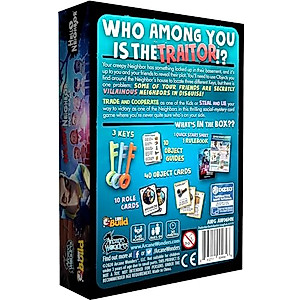 Arcane Wonders Hello Neighbor The Secret Neighbor Party Game , Blue