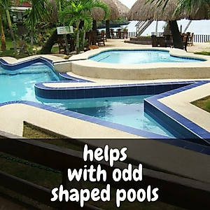 Aquatix Pro Pool Step & Corner Vacuum Brush Best for Above Ground & Inground Swimming Pools, Spas & Hot Tubs, Fine Bristles, 1-1/2 Hose & 1-1/4 Pole Connection, Tackles Hard to Reach Places