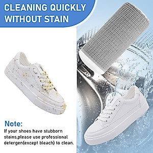 3Pcs Shoe Washing Machine Bag, Shoe Washing Bag for Washing Machine, Reusable Laundry Shoe Bag for Washer and Dryer, Shoe Cleaning Bag, Shoe Washing Bag Keep 360° Cleaning for Sneaker Gym Shoes