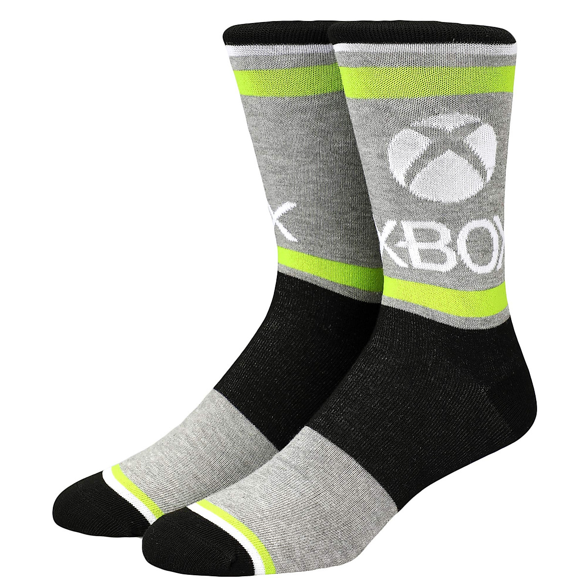 Bioworld Xbox Evergreen 3 Pack Crew socks for men