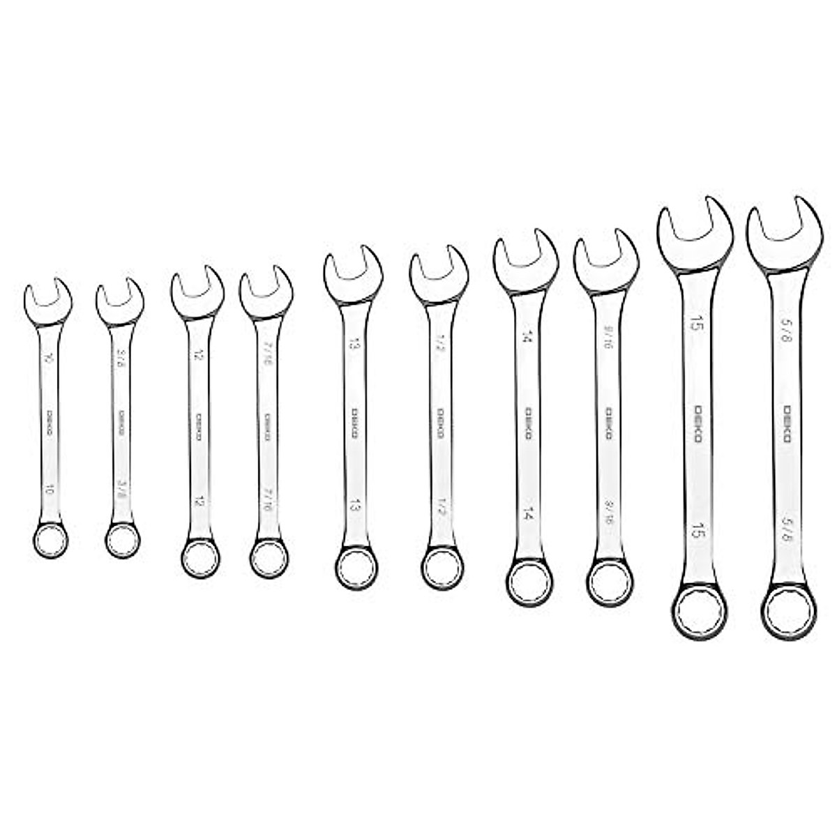 DEKOPRO 118 Piece Tool Kit Professional Auto Repair Tool Set Combination Package Socket Wrench with Most Useful Mechanics Tools