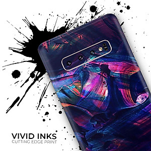 DesignSkinz Liquid Abstract Paint Remix V36 Protective Vinyl Decal Wrap Skin Cover Compatible with The Samsung Galaxy S20 (Screen Trim & Back Glass Skin)