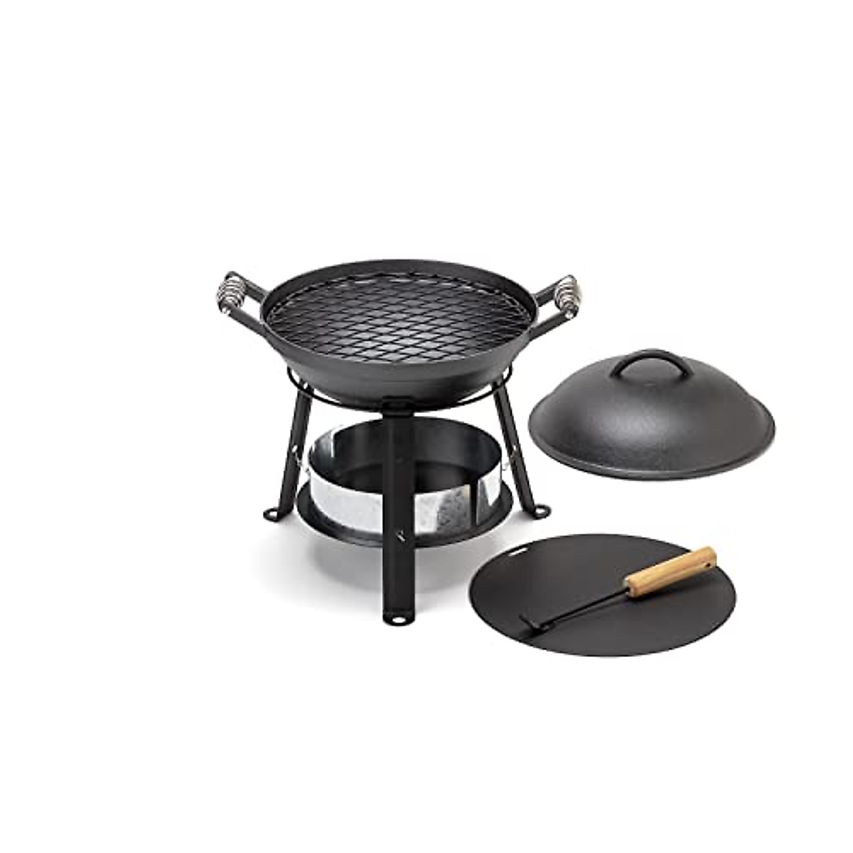 Barebones All-in-One Cast Iron Grill, Dutch Oven for Camping and Outdoor Cooking