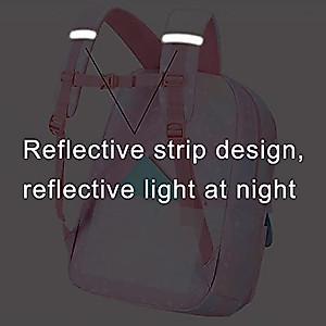 Godchoices Rainbow Backpack for Girls, Large Capacity School Laptop Backpacks Preschool Kindergarten Bookbag