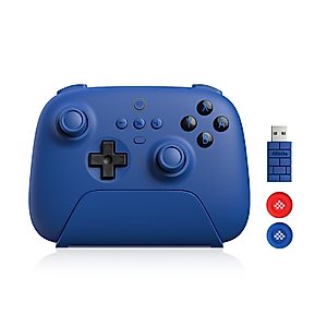 8Bitdo Ultimate Bluetooth Controller with Charging Dock, Wireless Switch Controller for Switch and Windows (Blue)