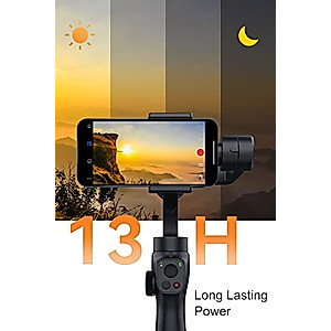 3-Axis Gimbal Stabilizer for iPhone 14 13 12 Pro Max XS X XR Samsung s21 s20 Android Smartphone, Handheld Gimble with Focus Wheel, Phone Stabilizer for Video Recording Vlog - FUNSNAP Capture 2s Combo