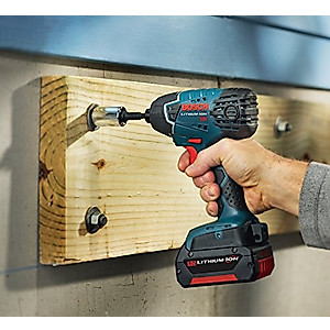 Bosch 25618-02 18-Volt Lithium-Ion 1/4-Hex Impact Driver Kit with 2 Batteries, Charger and Bag, Blue