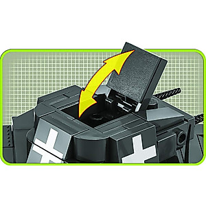 COBI 2534 Panzer I Ausf.A Building Blocks, Grey, Multicolor