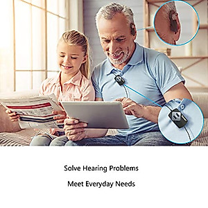 bonein Bone Conduction Hearing Headphone for The Elderly to Watching TV or Communicate,Personal Hearing Headset for Hard of Hearing