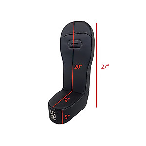 UTVMA Maverick X3/X3 MAX Bump Seat with 4-point Harness | Center Seat | Middle Seat | Kid Seat | Hump Seat