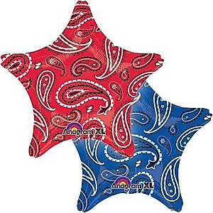 WESTERN BANDANA MARQUEE Birthday PARTY Hoedown Rodeo Balloons Decorations Supplies Horse Cow by Anagram