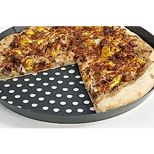 LloydPans Kitchenware 12 inch Perforated Pizza Pan