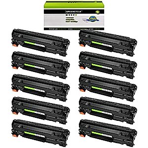 greencycle 10 Pack Replacement Compatible for Canon 137 C137 CRG137 Toner Cartridge for ImageClass MF212w ImageClass MF227dw Laser Printer