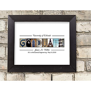 College Graduation gift, Personalized gift for Graduates, Graduation Party Décor, Grad gift for him, Grad gift for her