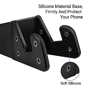 V Shape Phone Holder, Phone Stand Folable, Desk Phone Stand Holder, Phone Stand for Table, Mobile Phone Accessories (Purple)