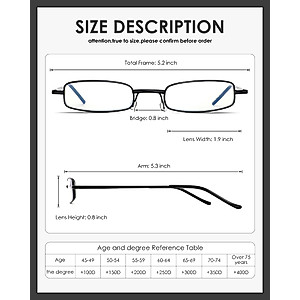 SOPHILY 3 Pack Slim Pocket Reading Glasses for Men Women Blue Light Blocking Compact Readers Spring Hinge Metal Frame Eyeglasses with Portable Pen Clip Tube Case 2.00