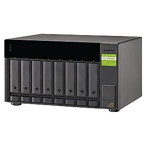 QNAP TL-D800C 8 Bay Desktop JBOD Storage Enclosure with USB 3.2 Gen 2 Type-C Connectivity