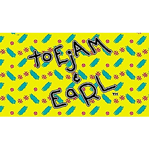 Toejam and (&) Earl (Sega Genesis/Megadrive) - Reproduction Video Game Cartridge with Case and Manual