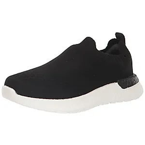 Propét Women's B10 Unite Slipon Sneakers, Black, 13 X-Wide US