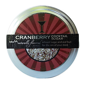 rozk Cranberry Cocktail Sugar Rimmerz, 4 ounce