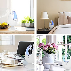 Automatic Indoor Insect Trap - Gnat Trap for House Indoors - Fruit Fly Traps for Indoors - Non-Zapper Mosquito Trap with Scent Pod for Bait and UV Light - Mosquito Killer with Sticky Boards