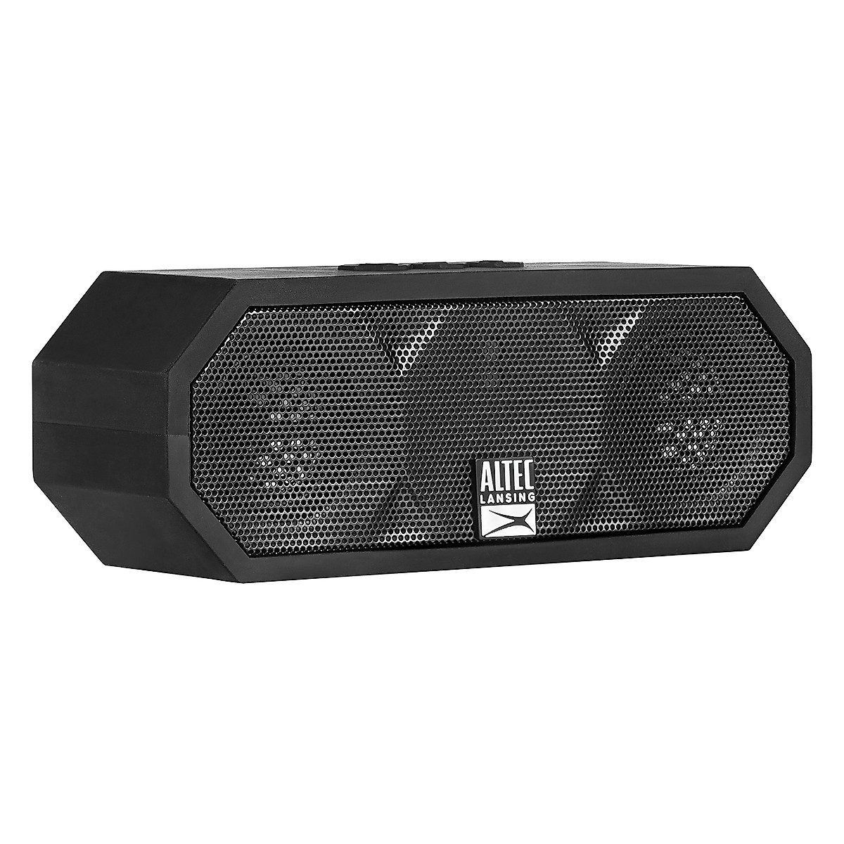 Altec Lansing IMW457-BLK Jacket H2O 2 Bluetooth Speaker, IP67 Waterproof, Black & Mini H2O - Wireless, Bluetooth, Waterproof Speaker, Floating, IP67, 6-Hour Battery, (Black)