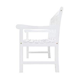 Vifah Bellevue Outdoor Patio Diamond 5-foot Bench