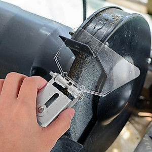 for Bench Grinder, 2Pcs Bench Grinder Guards, Safety , Stainless Steel Case Tool, Shield Attachment Accessories Grinder Eyeshield Replacement Kit for Most Bench Grinders