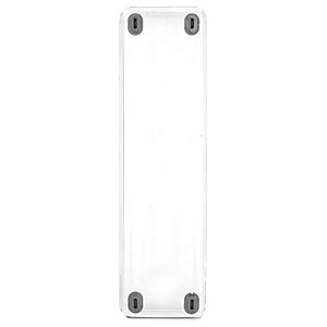 Glad Clear Plastic Organizer Bin – 9.5” x 3” x 2.2” Drawer Storage Tray with Non-Slip Feet