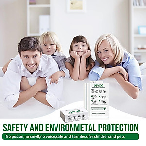 Mouse & Insect Glue Trap for Indoor, 10 Pack Mouse Traps for Home, Sticky Pest Control Adhesive Tray for Catching Rats, Rodents, Bugs, Non Toxic Pre-Baited Glue Boards