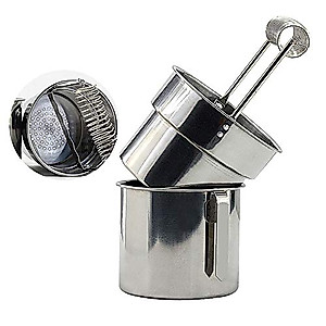 Meyaus Deluxe Double Layer Artist Brush Washer Brush Cleaner with Wash Tank