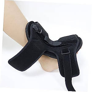 Healifty 1 Set Night Splint Night Sleeping Foot Splint Elastic Dorsal Night Splint Plantar Fasciitis Night Splint Black Fixed Ankle Brace Ankle Sprain Support Foot Fracture Brace Foot Drop