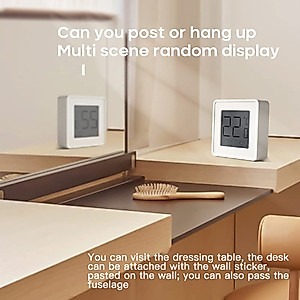 FENGCHUANG Mini Hygrometer Thermometer,Digital Indoor Humidity,Household Baby Room Thermometer with Thermometer Sensor,for Baby Room,Bedroom,Office