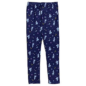 Disney Frozen Elsa Anna Little Boys Long Sleeve Graphic T-Shirt & Leggings Blue 7-8