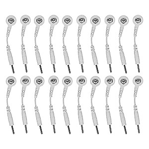 Electrodes Wires, Reliable Button Electrode Wires 20Pcs 2.0inch for Therapeutic Instruments