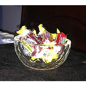 Amlong Crystal Clear Faceted Crystal Mini Bowl 3 Inch