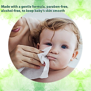 WipEssentials Baby Wipes unscented (for Sensitive Skin) 960 Count - 12 Pack of 80 Count