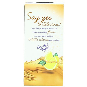 Crystal Light Sugar-Free Lemon Iced Tea On-The-Go Powdered Drink Mix 120 Count