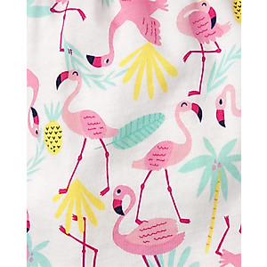 The Children's Place baby girls The Children's Place and Toddler Sleeveless Ruffle Tank Top Skort Set Shirt, Flamingo, 5T US