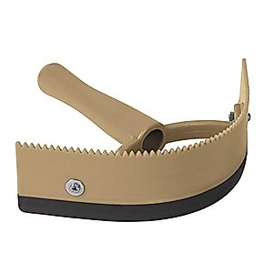 Weaver Leather Sweat Scraper/Coarse Curry Combo, Black/Tan
