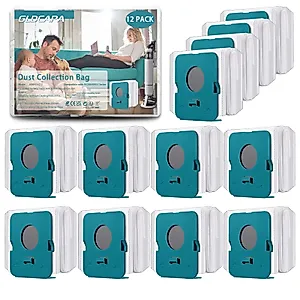 12 Pack VCA-ADB953 Dust Bag for Samsung BESPOKE Jet Cordless Stick Vacuum Cleaner, GLDCAPA 2.5L Large Capacity Automatic Dust Collection Bag for All In One Clean Station