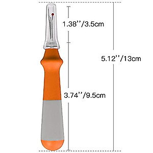 Lhedon Seam Ripper 3 PCS, Seam Rippers for Sewing, Ergonomic Grip, Colorful Large Thread Stitch Remover Tool Handy Stitch Rippers for Sewing Crafting Removing Hems and Seams