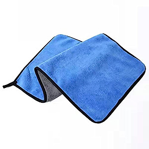 GAORONG Car wash Cleaning Supplies 3-Piece Set Premium Chenille Microfiber Washing Sponge-Washing Gloves-Washing Towel-no lint Scratches-Super Soft Cleaning Gloves with Handbag Gloves