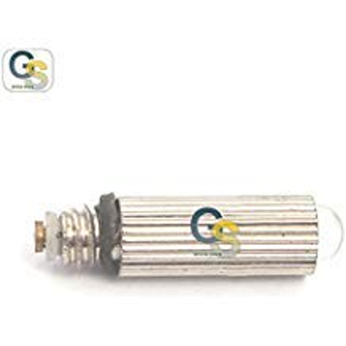 G.S Child LARYNGOSCOPE Bulb 2.5V, 0.28 AMP, 1/8-72 NS3 Thread, 20 Hours Life, TL-1 LAMP Nickel Plated, Vacuum (Pack of 6)