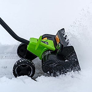Earthwise SN70016 Electric Corded 12Amp Snow Shovel, 16" Width, 430lbs/Minute