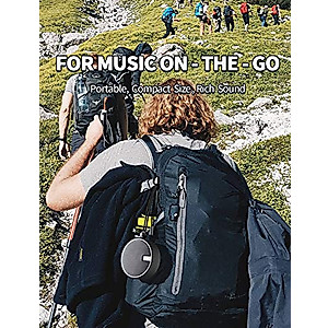 INSMY C12 IPX7 Waterproof Shower Bluetooth Speaker, Portable Wireless Outdoor Speaker with HD Sound, Support TF Card, Suction Cup for Home, Pool, Beach, Boating, Hiking 12H Playtime (Black)