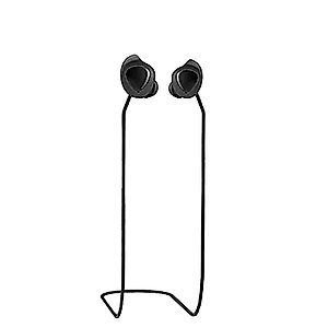 Anti-Lost Strap Silicone Neck Hanging Rope Fit for Samsung Galaxy Buds 2019 Headset Waterproof Sports Accessories (Black)…